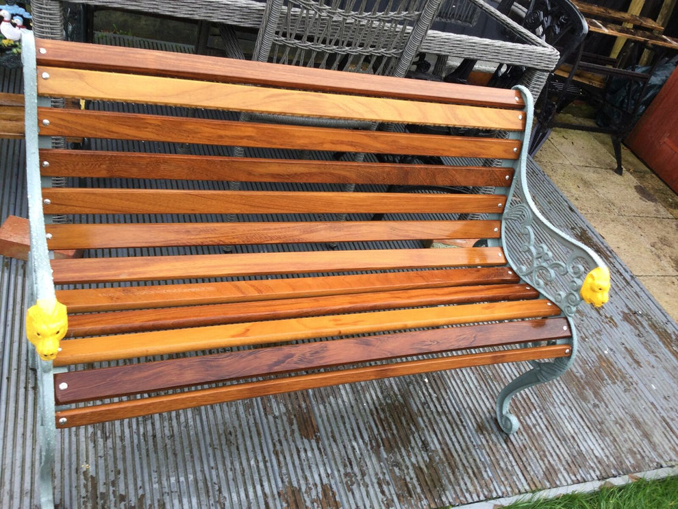 Rounded Iroko Hardwood Bench Slats - Teak Alternative – Whitmore's Timber